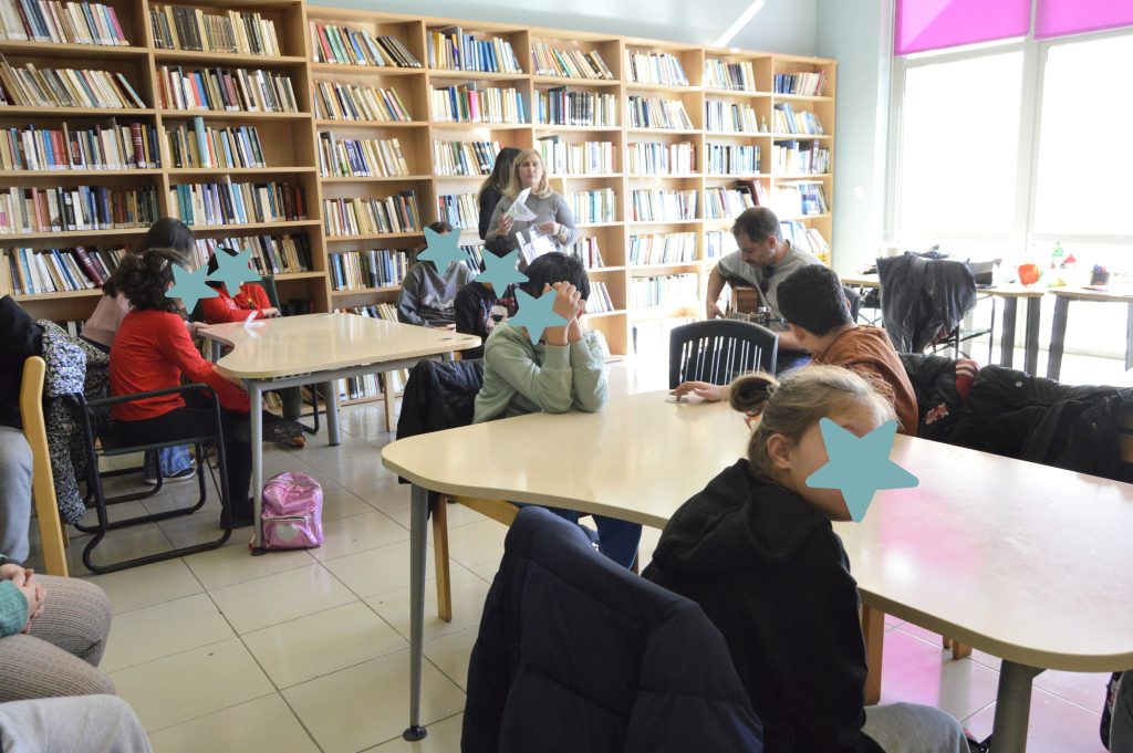 Η Σχολική Μονάδα Ειδικής Αγωγής στη Δημοτική Βιβλιοθήκη - Marousiotiko